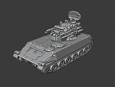Type 95 SPAAA - 1/300th scale by grumpusbumpus | Download free STL ...