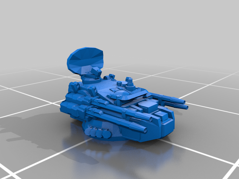 Type 95 SPAAA - 1/300th scale by grumpusbumpus | Download free STL ...