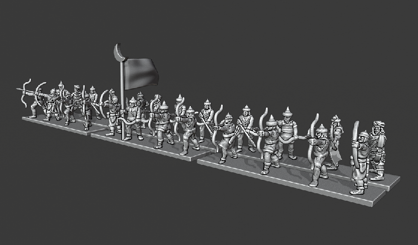 Warmaster Araby Bowmen by grumpusbumpus | Download free STL model ...