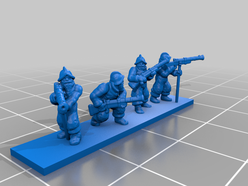 Warmaster Empire Handgunners by grumpusbumpus | Download free STL model ...