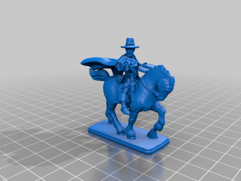 Mounted Witch Hunter by grumpusbumpus | Download free STL model ...