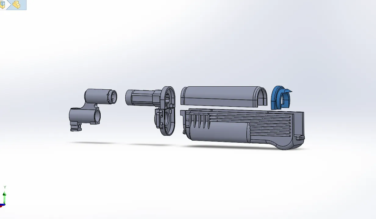 Airsoft AK-47 Handguard Assembly - Original Version by Cerberus-3D ...