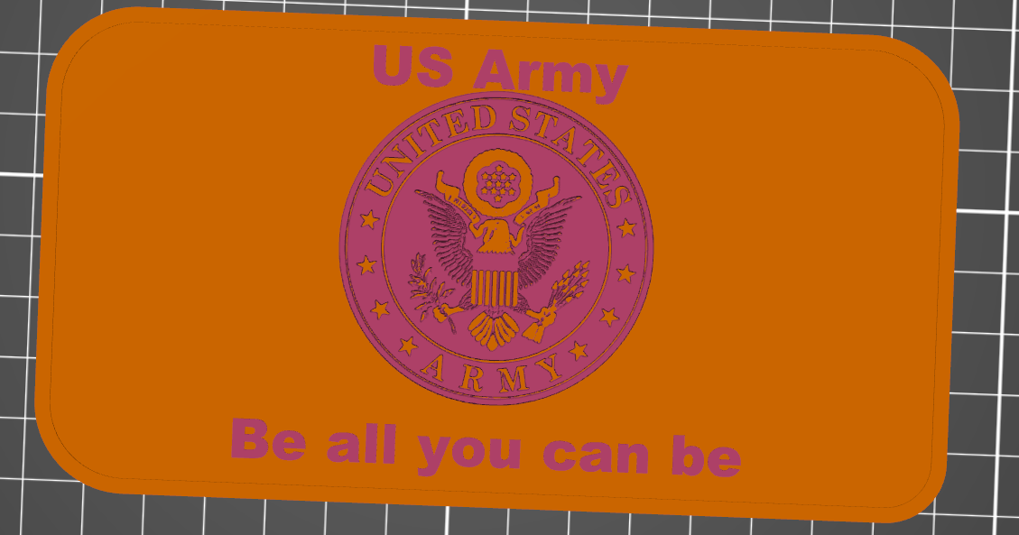 US army sign by Heuvelmaarten | Download free STL model | Printables.com