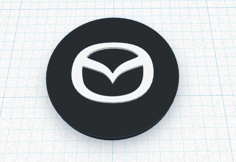 Mazda logo for a universal spare key by Jiří Machovec | Download free ...