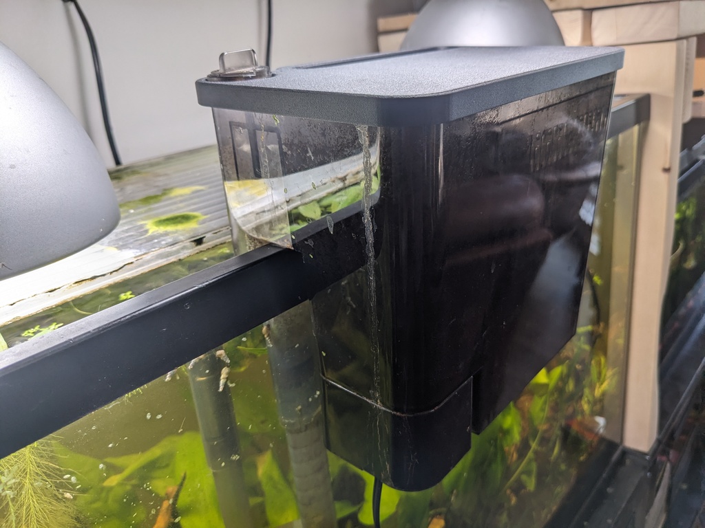 Top fin pro power filter 30 gallon lid with drip protection by Modal ...