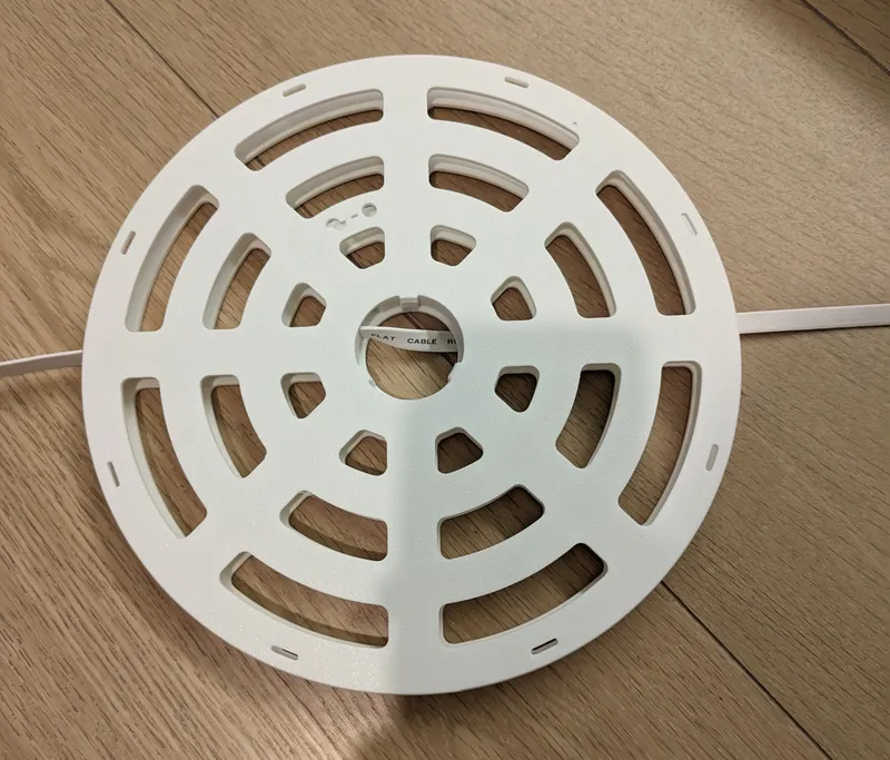 Flat ethernet cable spool with drill winding core by paep3nguin ...