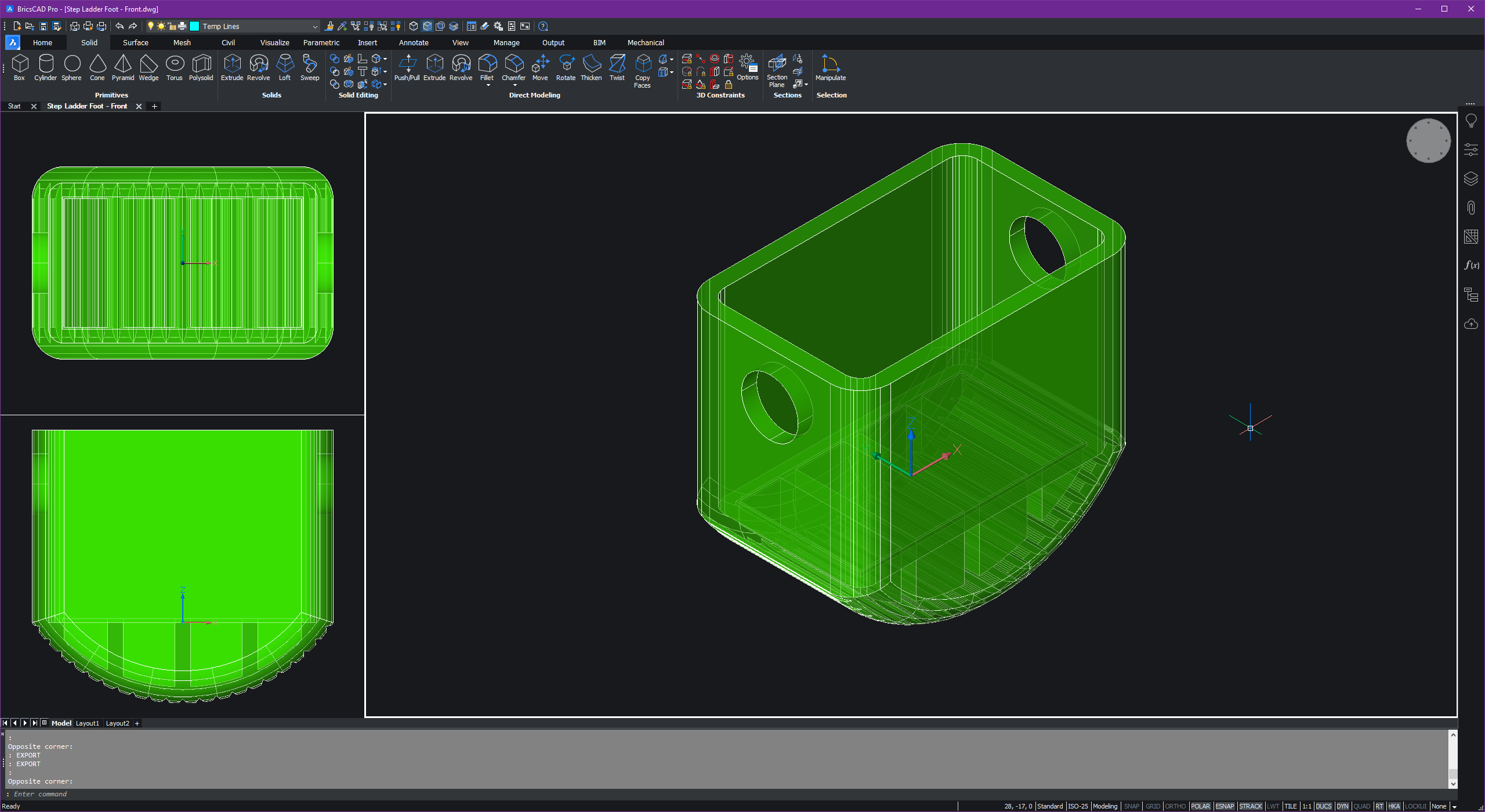 Replacement Feet for Step Ladder (DWG/STEP) by Janis Rode | Download ...