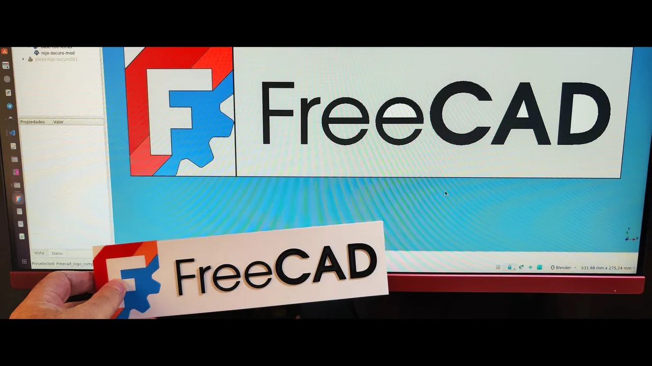 Logos FreeCAD en 3D by @fgcoca | Download free STL model | Printables.com