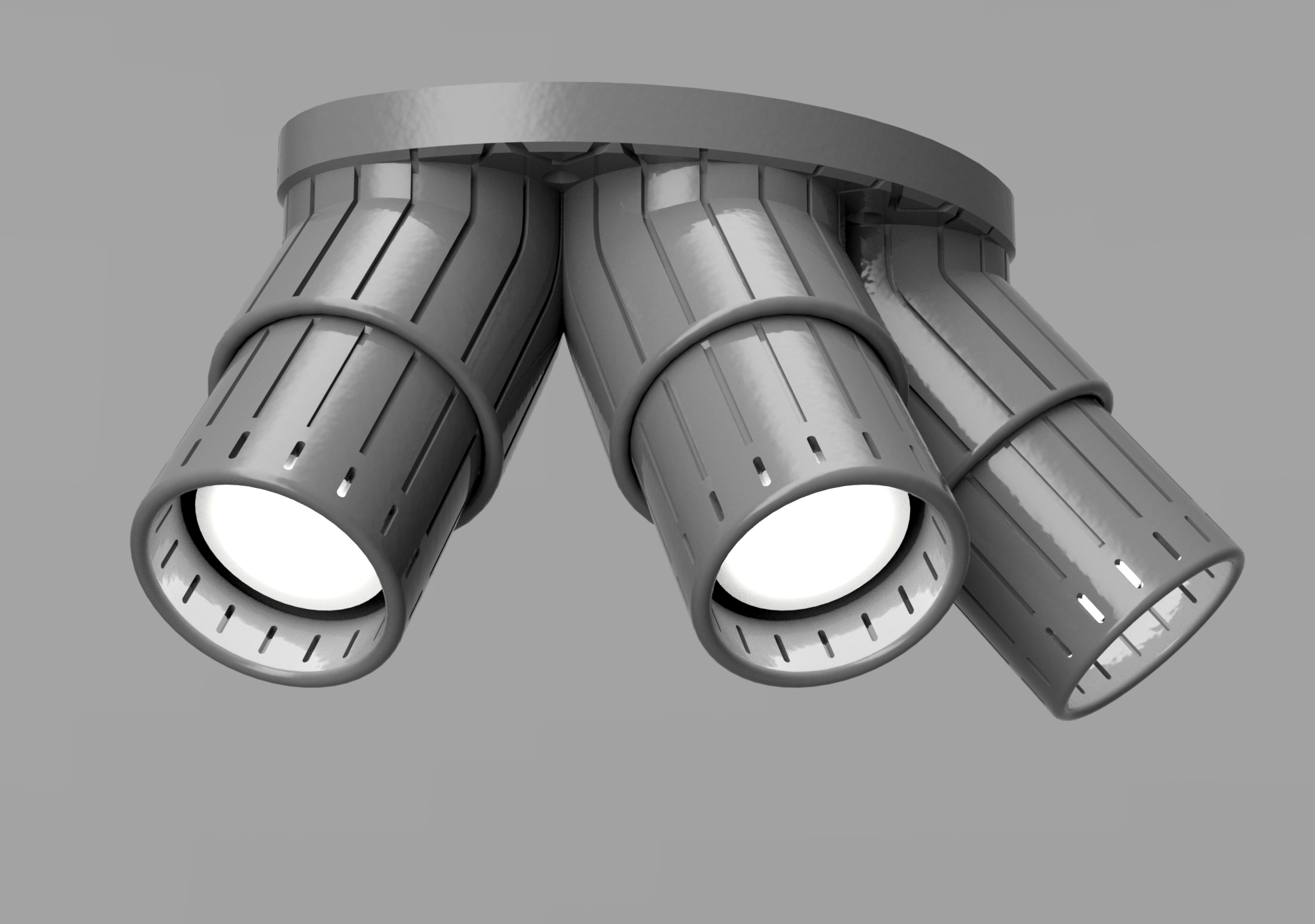 GU10 tri-LED Spotlight (various versions) by vmLOGIC | Download free ...