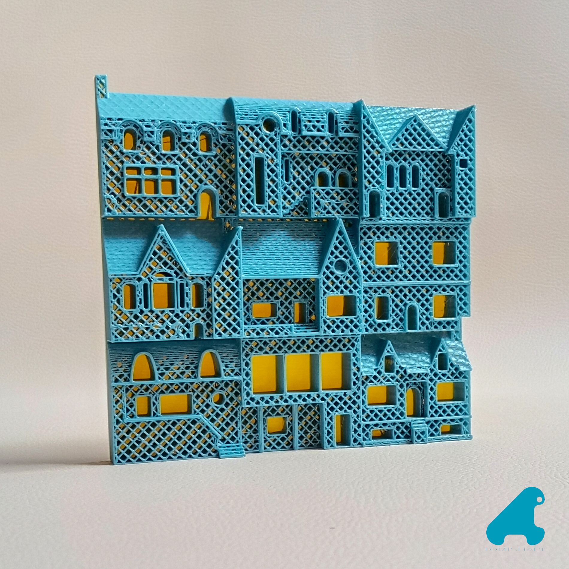 GROUPED HOUSES 2 by Tomishape | Download free STL model | Printables.com