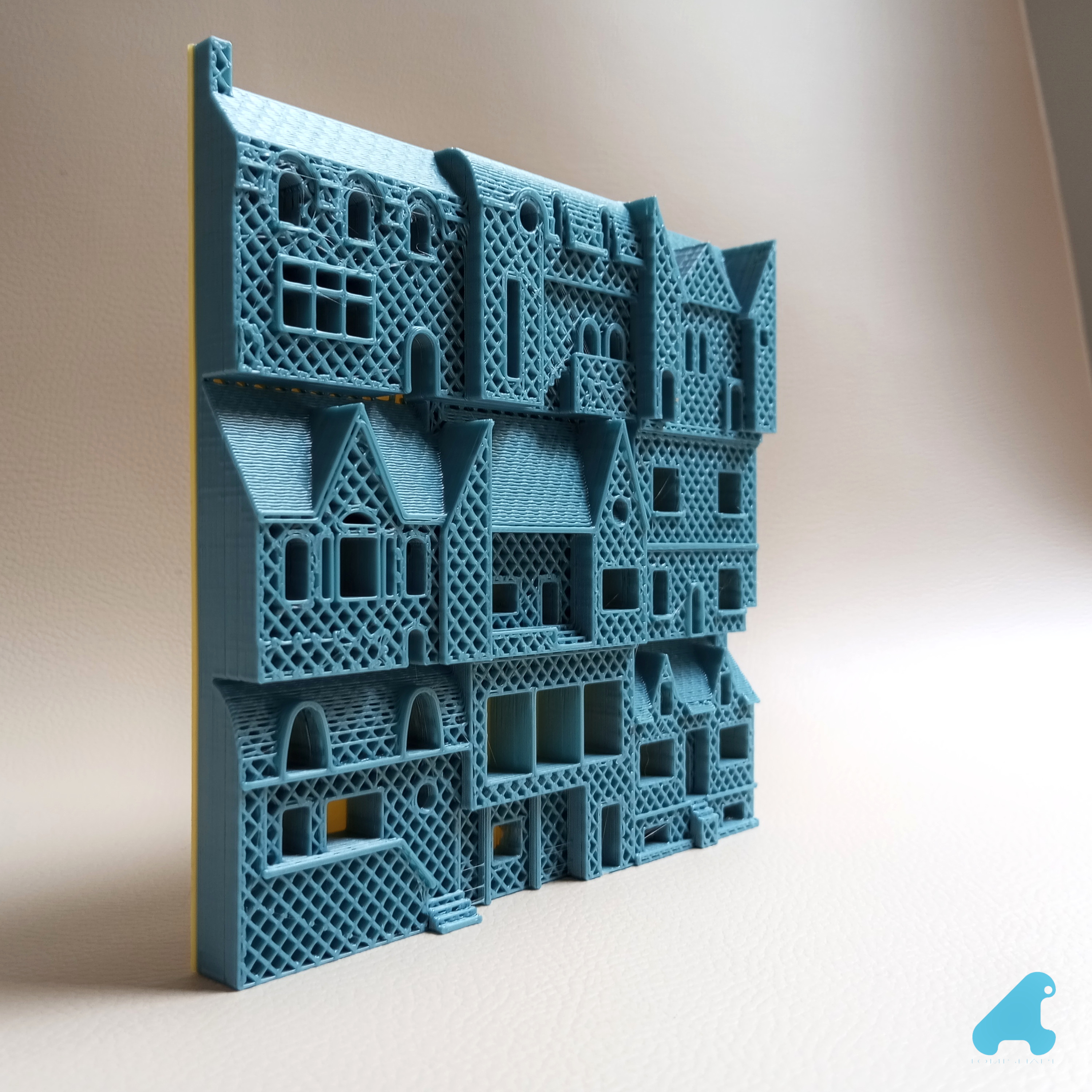 GROUPED HOUSES 2 by Tomishape | Download free STL model | Printables.com