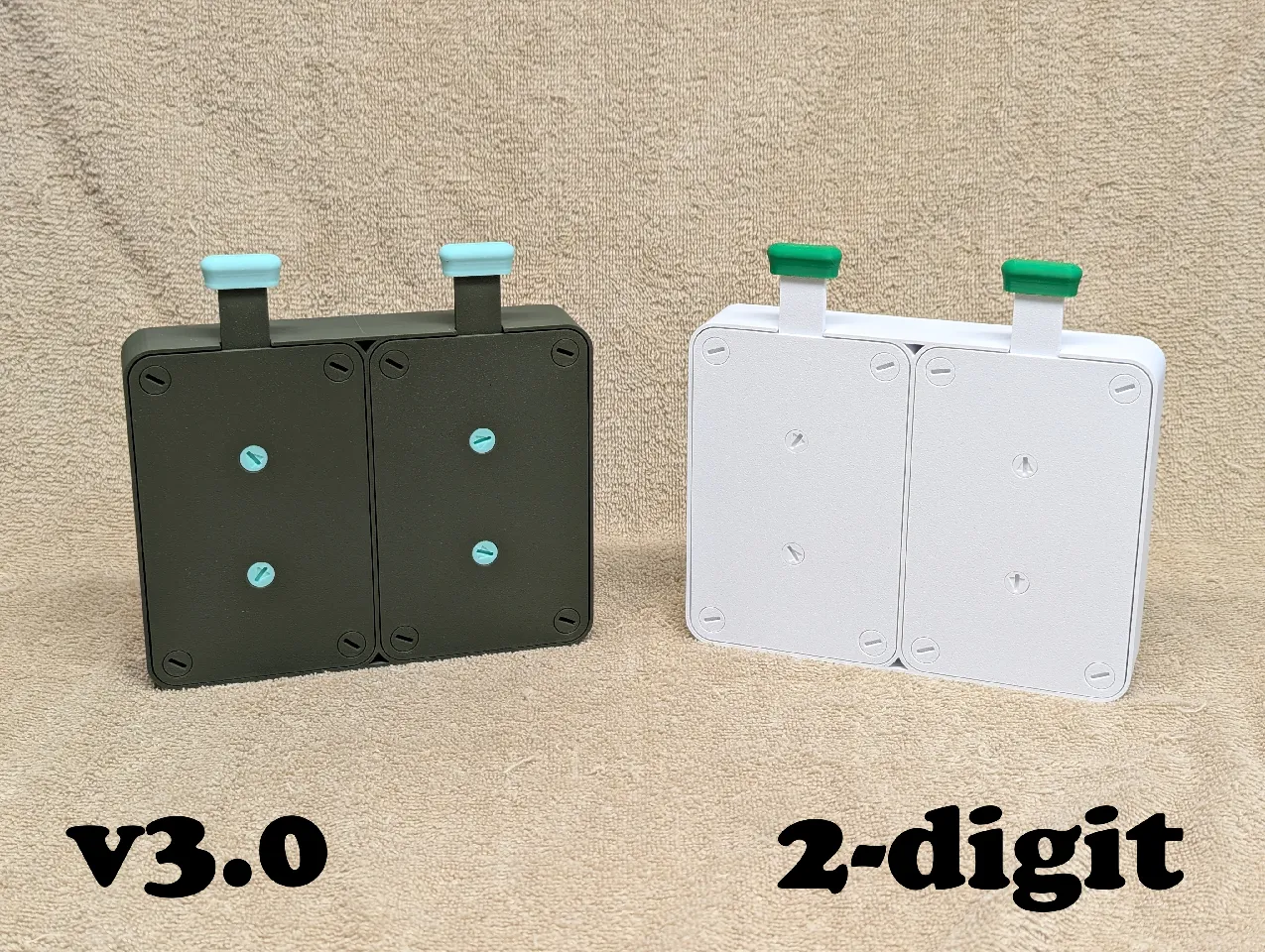 7 Segment 2-Digit Mechanical Counter Body, Version 3.0 Ratchet by ...