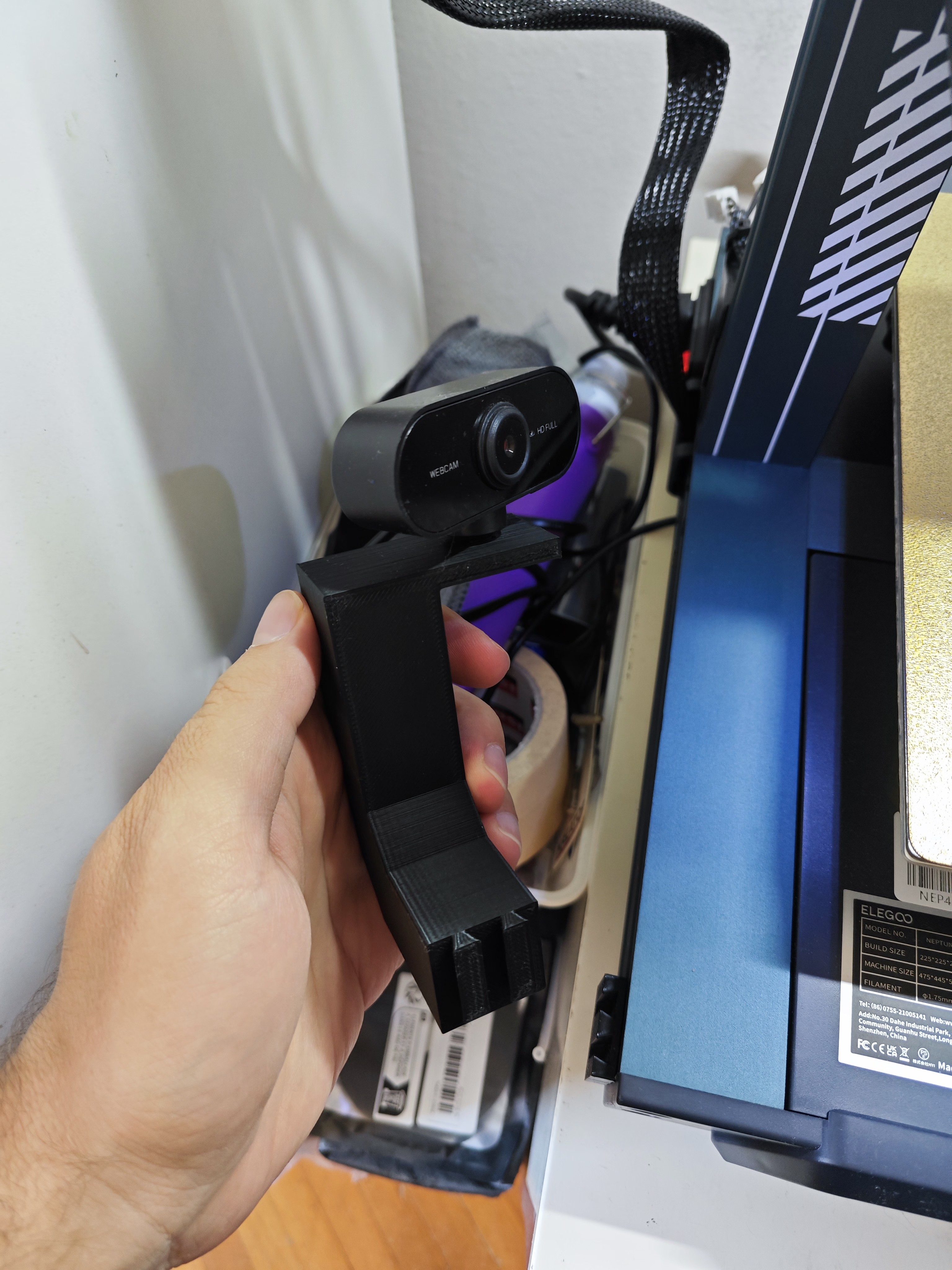 Elegoo Neptune 4 camera mount by Boško Sinobad | Download free STL ...