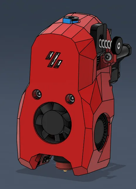 Mini Stealthburner - HGX Extruder - Voron LED - Collet Connector(*) by ...