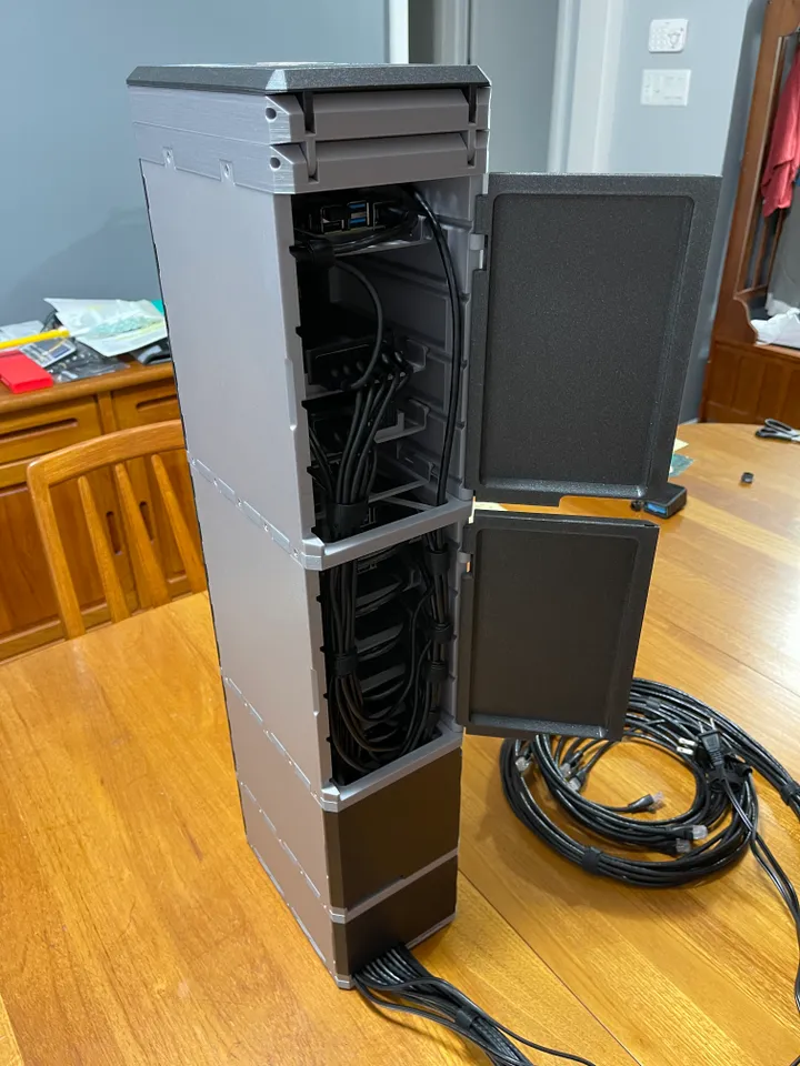 Raspberry Pi Case / Rack by dougmeek | Download free STL model ...