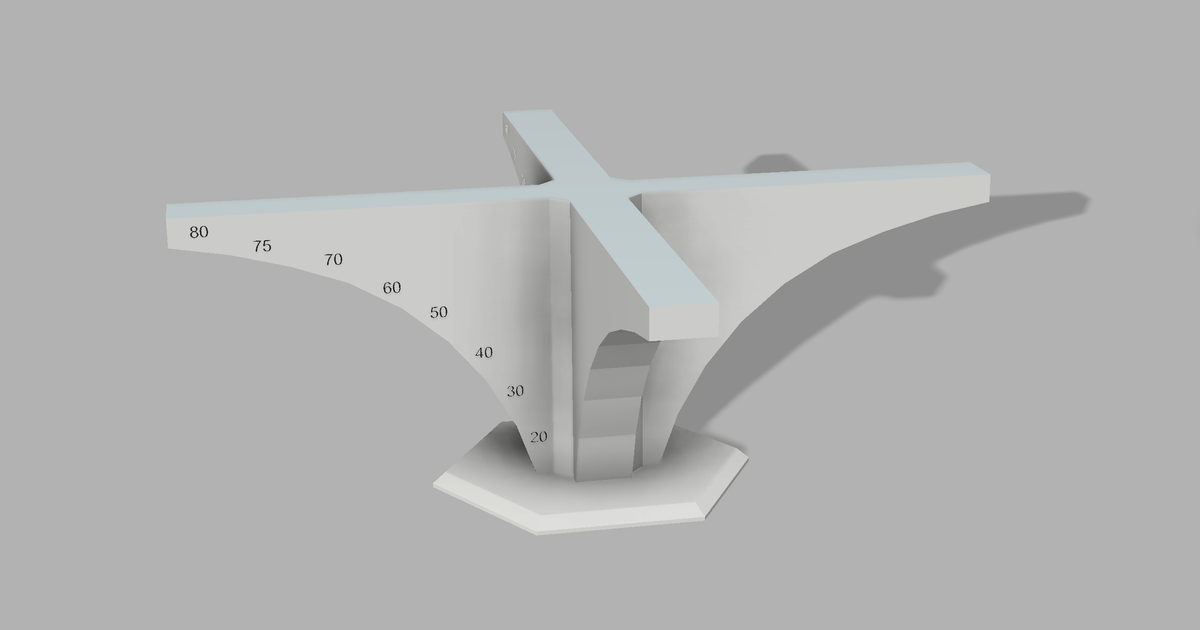 Overhang TEST 20-80 degree by 3D-Printiverse | Download free STL model ...