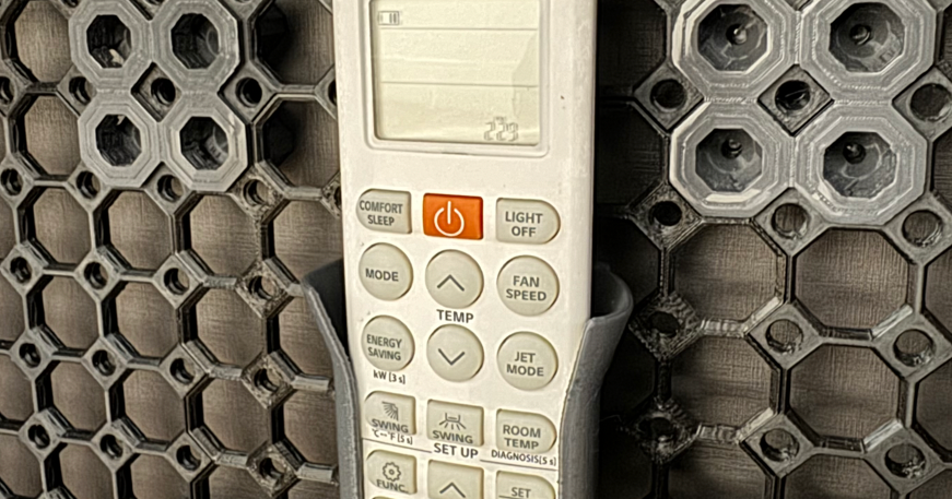 Multiboard HVAC LG Remote Holder by andrepia | Download free STL model ...