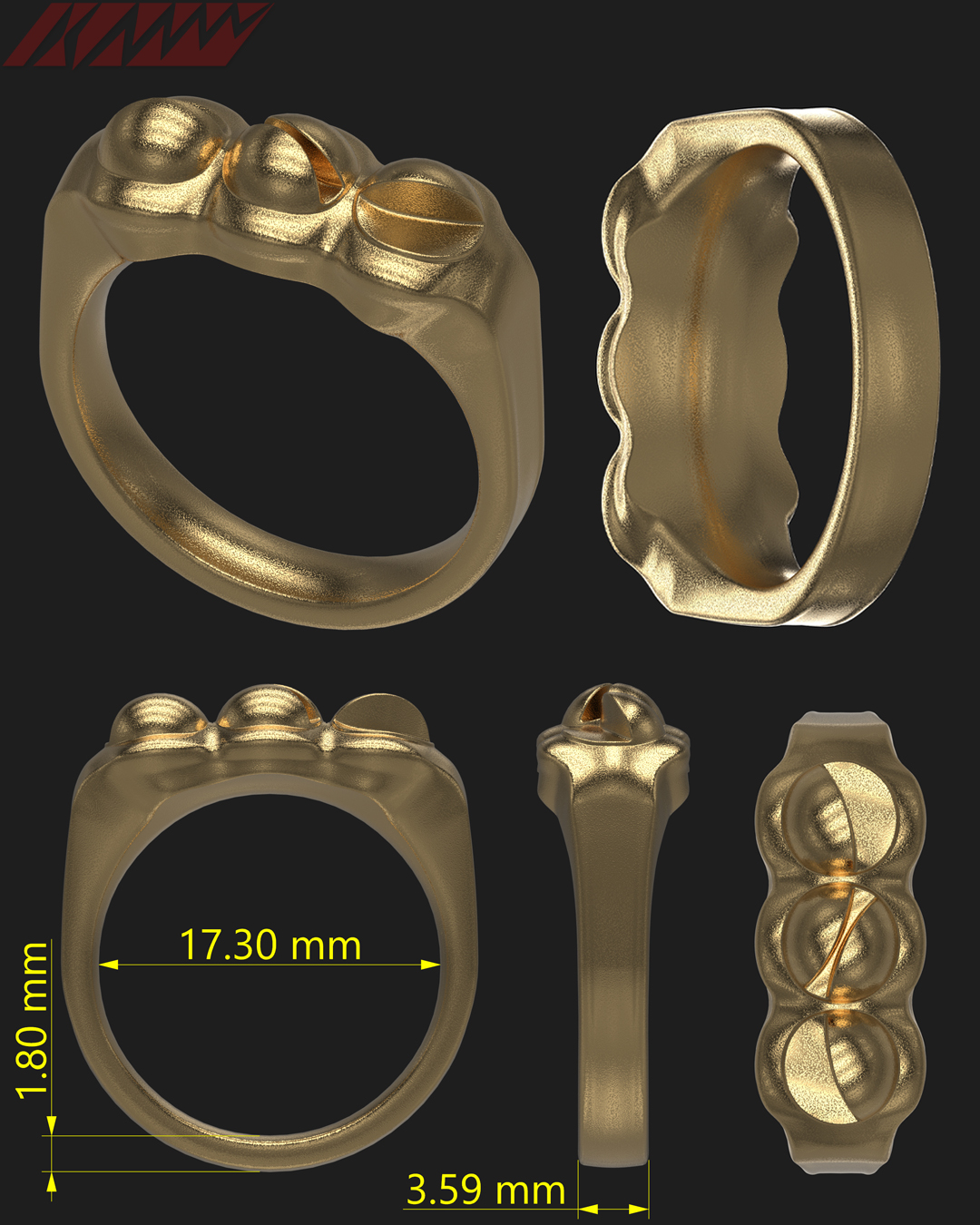 RING DESIGN-8 by kaganproject | Download free STL model | Printables.com