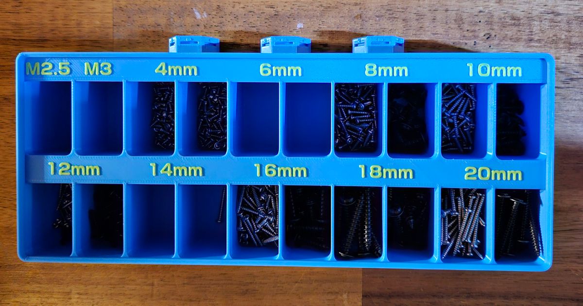 HSW - M3, M2.5 Containers by Hervea | Download free STL model ...