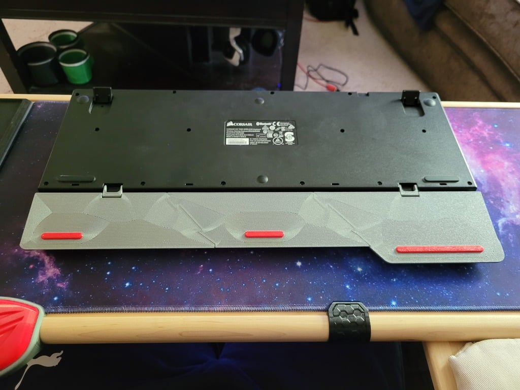 TPU Wrist Rest for Corsair K57 Keyboard by Penitent Hollow | Download ...