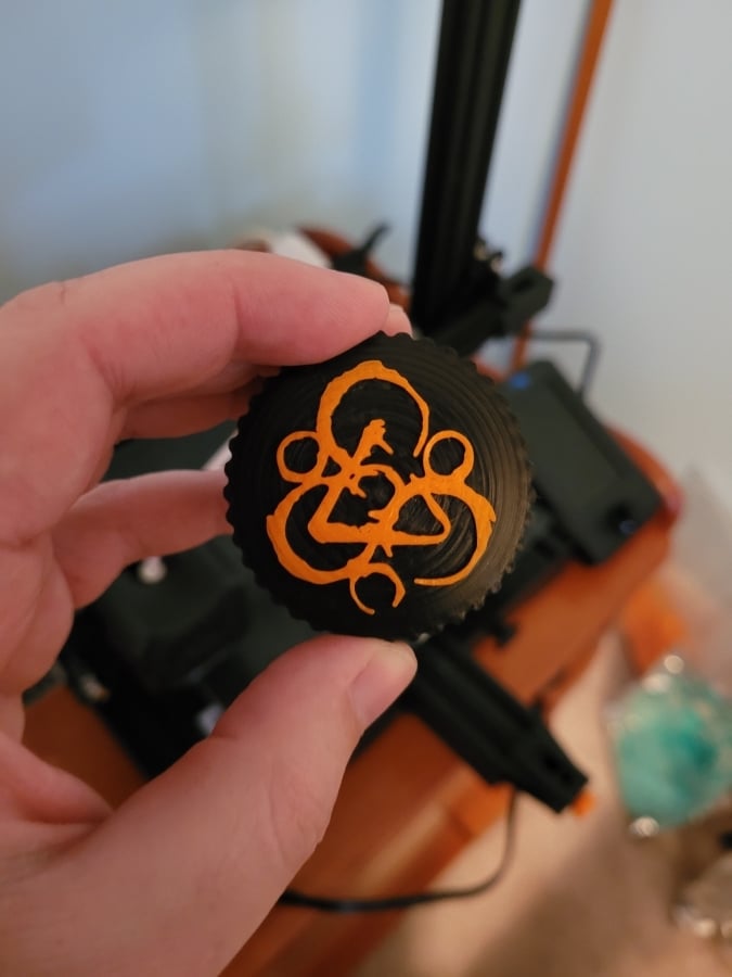 Coheed and Cambria Keywork Extruder Knob for Ender 3 by Penitent Hollow ...