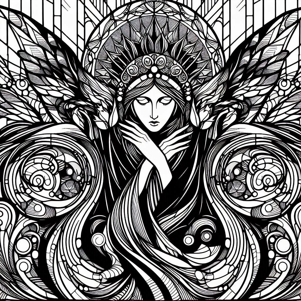 Wall art: Patience (two colours) by Nina Máčová | Download free STL ...
