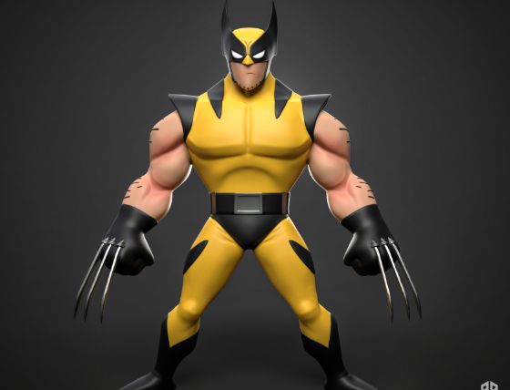 Wolverine cartoon von Bob | Kostenloses STL-Modell herunterladen ...