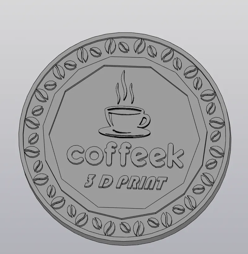 COFFEE COIN by Çøffeëk | Download free STL model | Printables.com