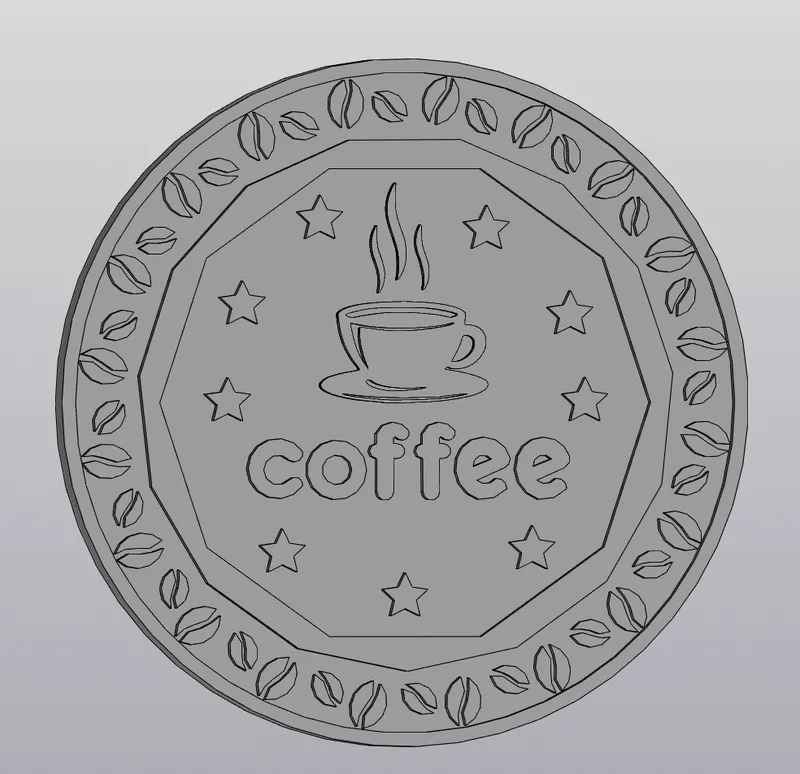 COFFEE COIN by Çøffeëk | Download free STL model | Printables.com