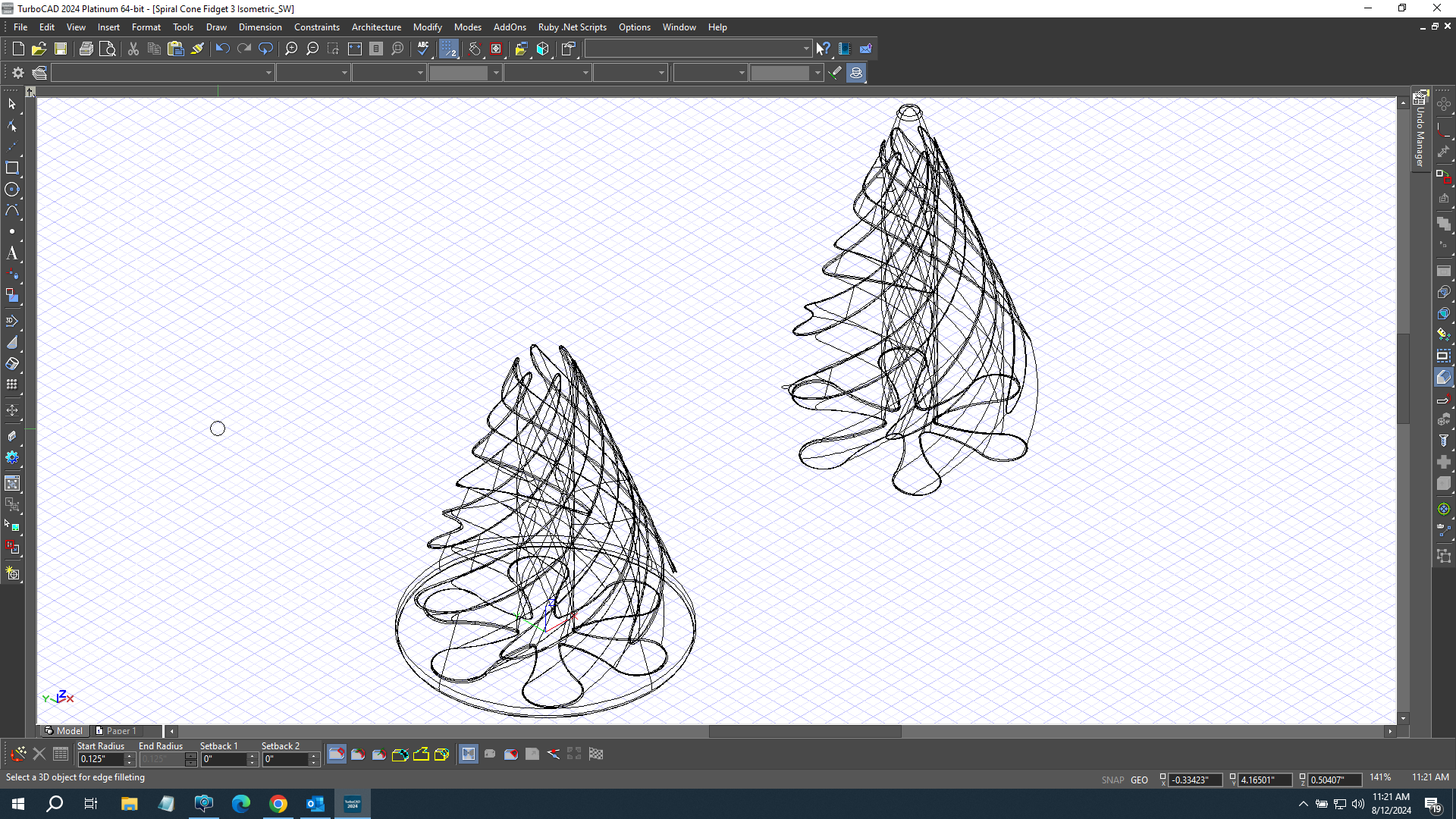 Another Spiral Cone Thing by LIG Computer | Download free STL model ... Another Spiral Cone Thing by LIG Computer | Download free STL model ...