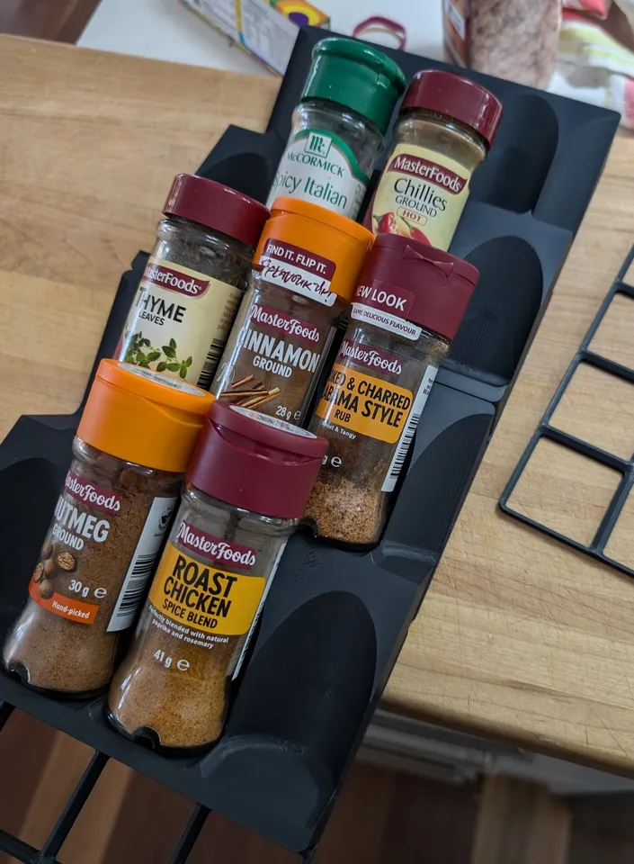 Gridfinity spice rack for drawer by SL666 | Download free STL model ...