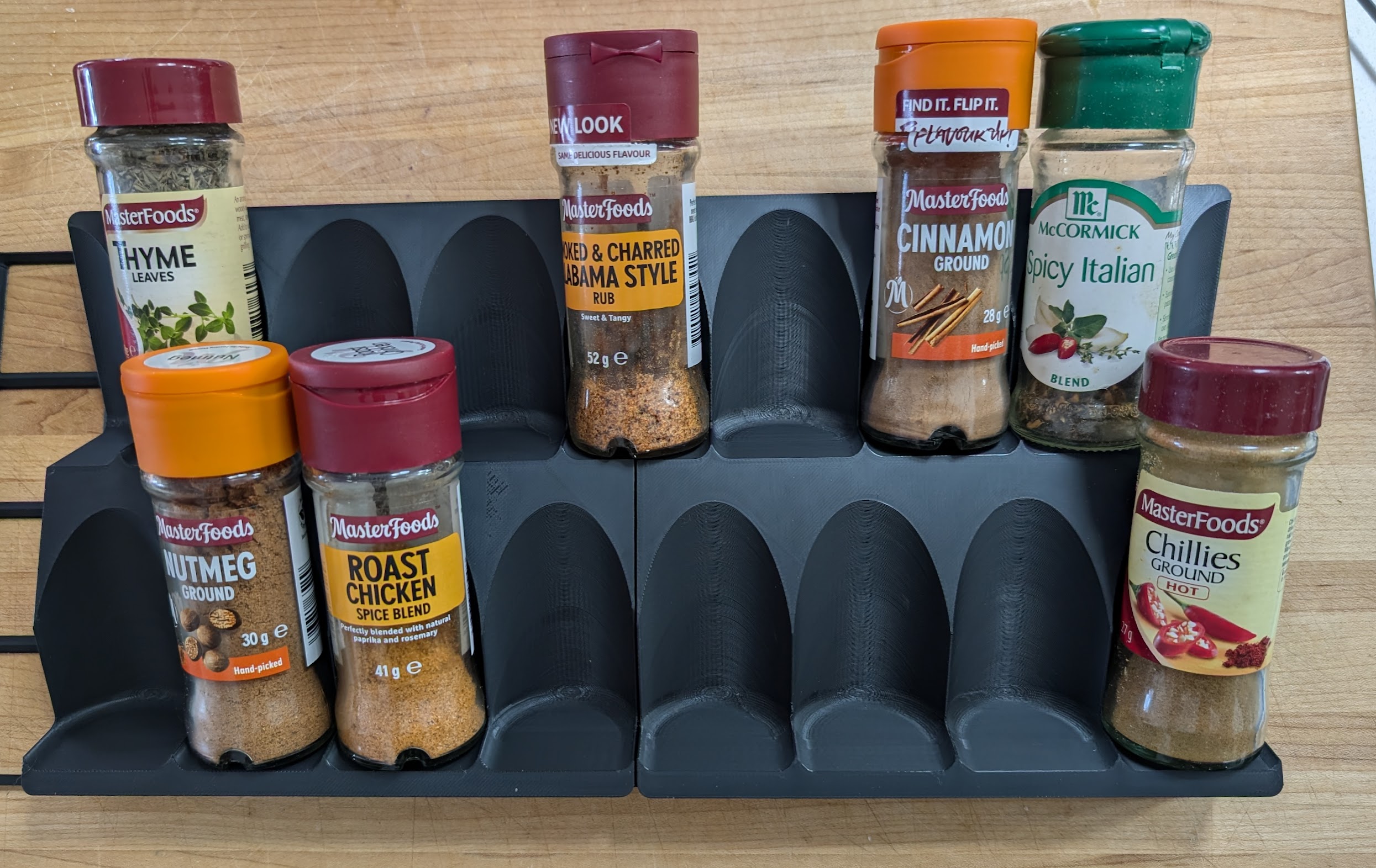 Gridfinity spice rack for drawer by SL666 | Download free STL model ...