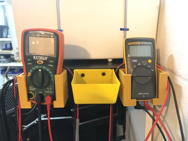 Universal Multimeter Wall Holder by Dillon Nichols | Download free STL ...