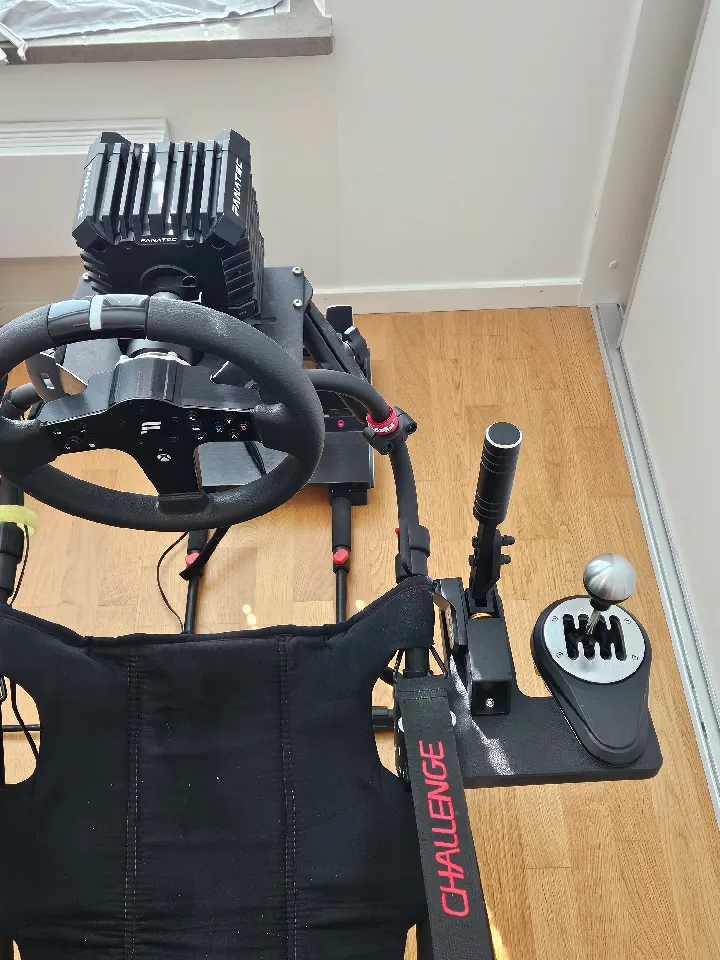 REMIX Playseat Challange Shifter (TH8A) and Handbrake (Moza HBP) mount ...