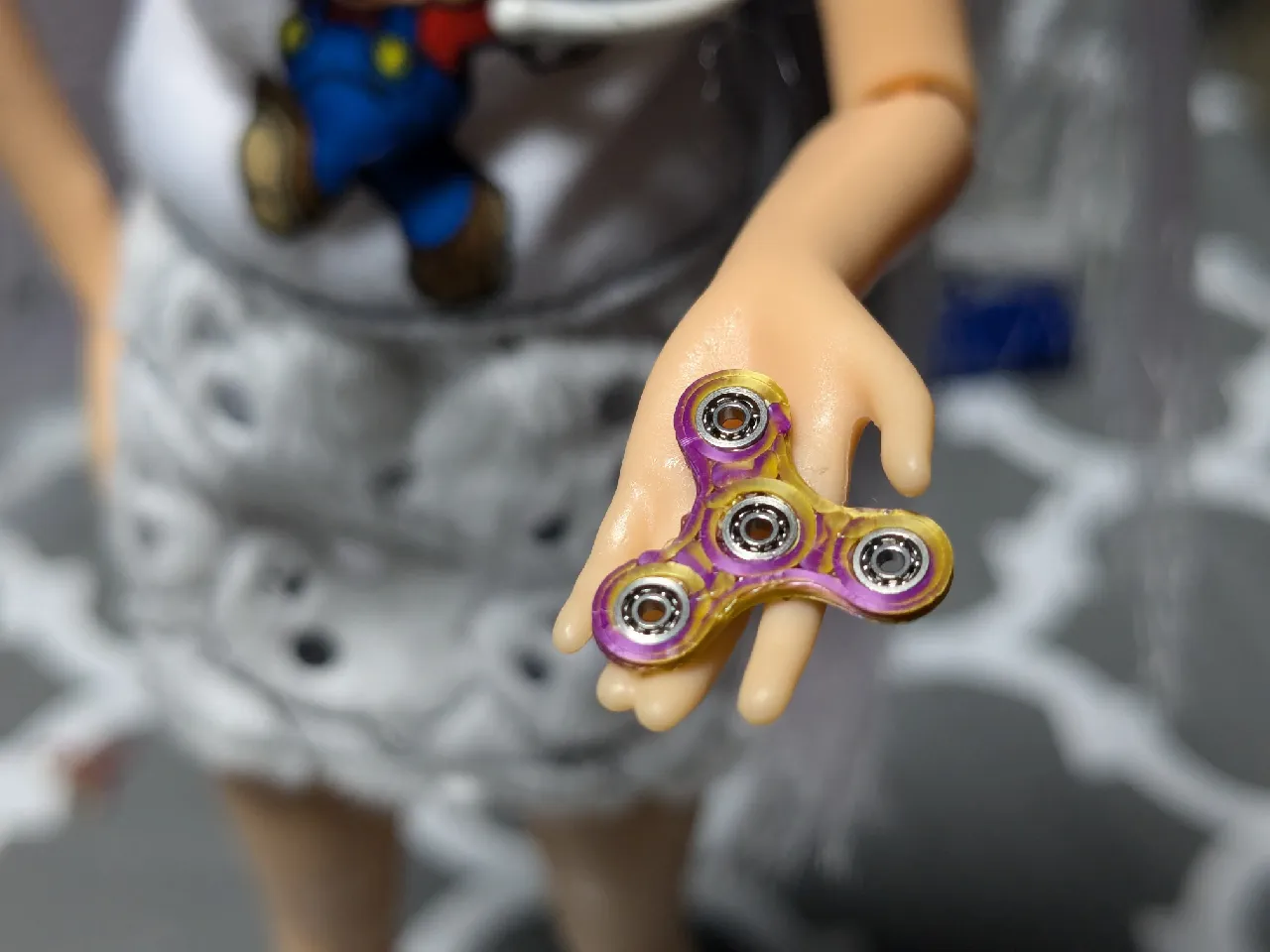 Very Small Fidget Spinner (681 bearings) by drfish | Download free STL ...