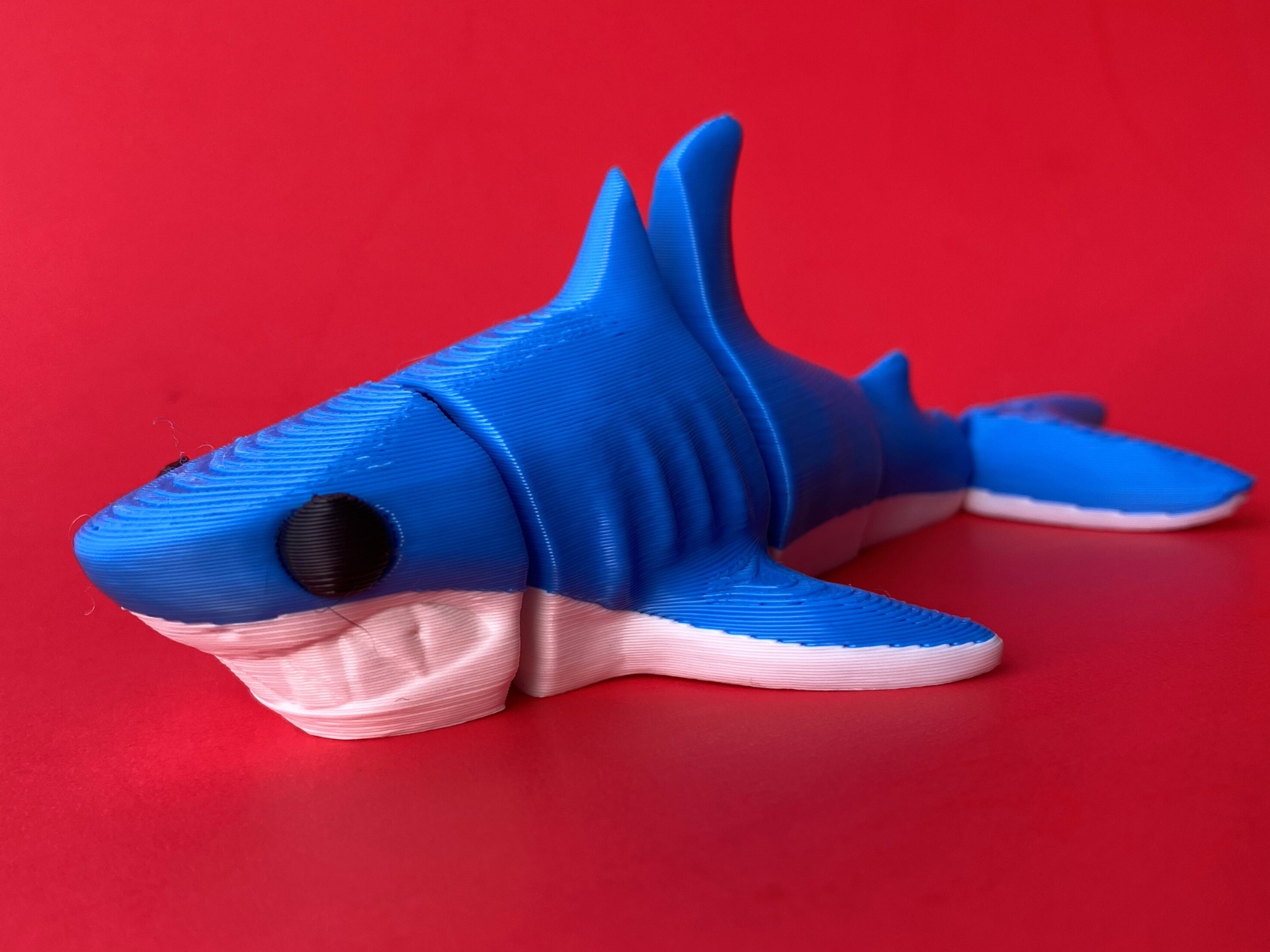 Articulated Happy Shark, Flexi Fish Toy by Cylix3D | Download free STL ...