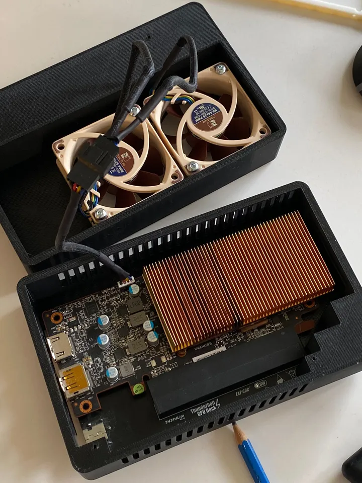 „Black Box“ 1,4L AMD RX 6400 eGPU Case by Felix M | Download free STL ...