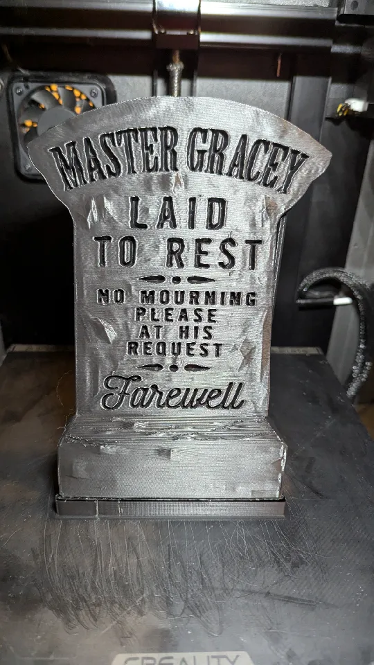Haunted Mansion Master Gracey tombstone by EDGeProjects | Download free ...