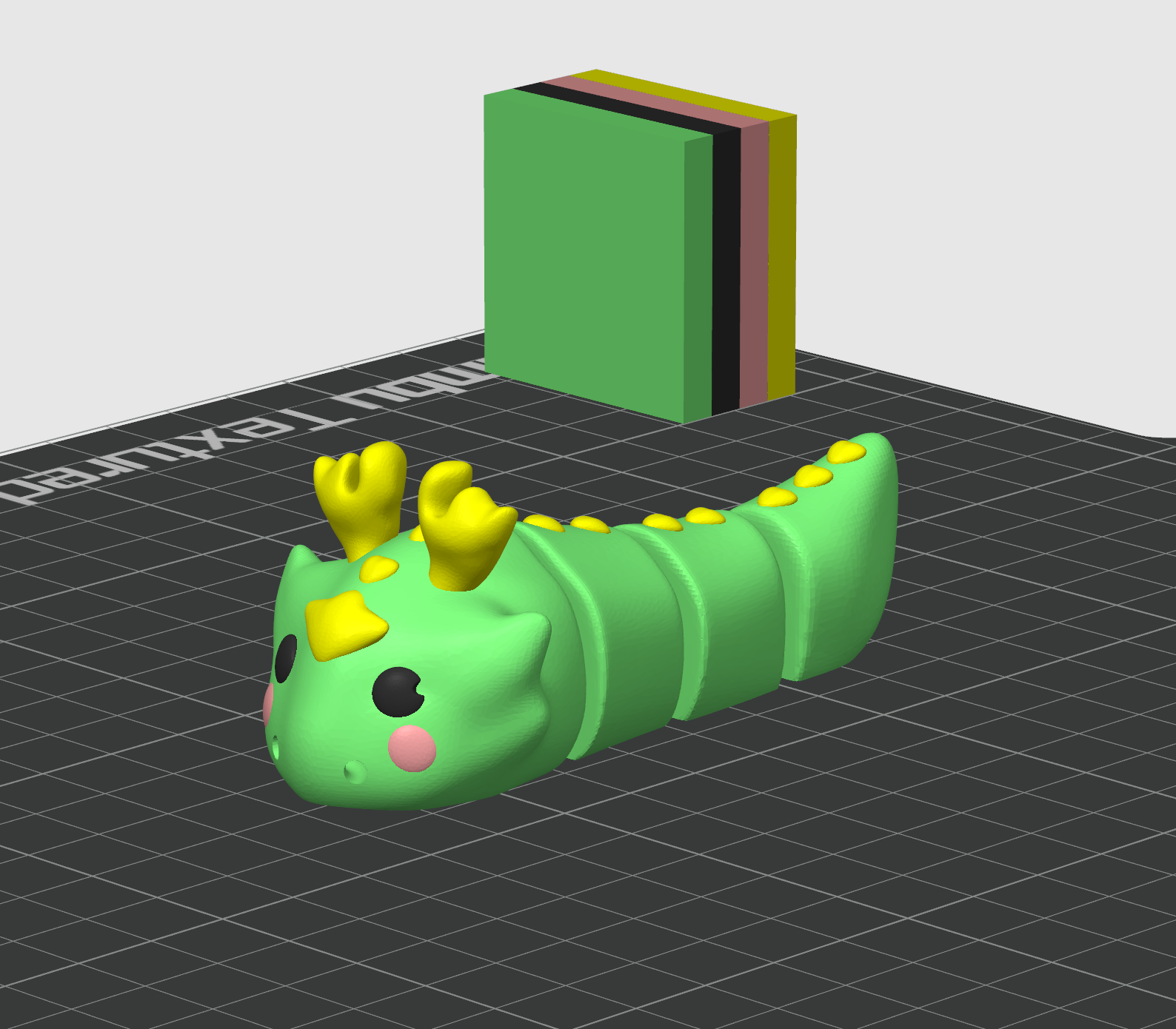Flexi Green Dragon Keychain por UniQrint | Descargar modelo STL ...
