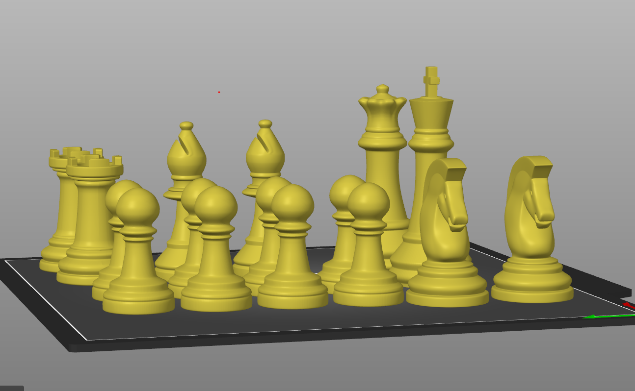 Chess Set High Poly Models By Skeleton Dan Download Free Stl Model