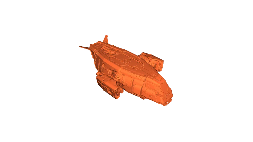Drake Cutter with rotating thrusters by iyersmith | Download free STL ...