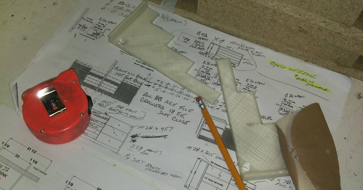 kick rulers - step square by unhooked | Download free STL model ...