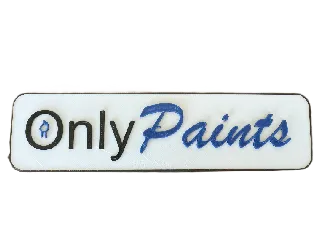 Only Paints Sign by Lee David | Download free STL model | Printables.com