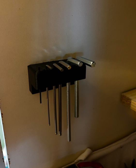Allen key holder by Kuba | Download free STL model | Printables.com