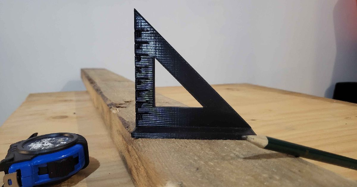 2x4 Speed Square by TheRoyalEngineer | Download free STL model ...