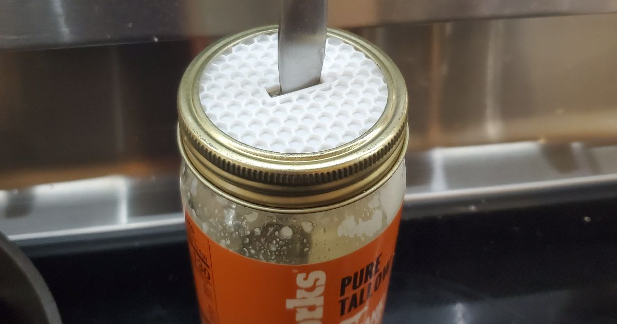 Mason jar spoon slot lid by 421Vikinguy | Download free STL model ...