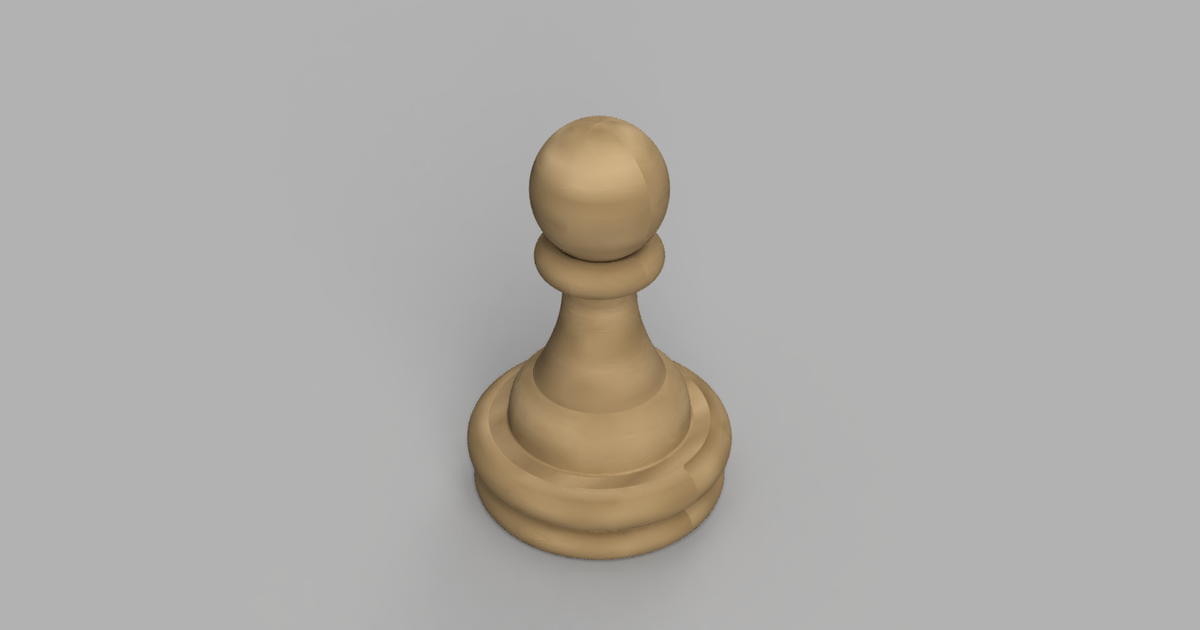 Pawn Chess Piece by CharLuna | Download free STL model | Printables.com