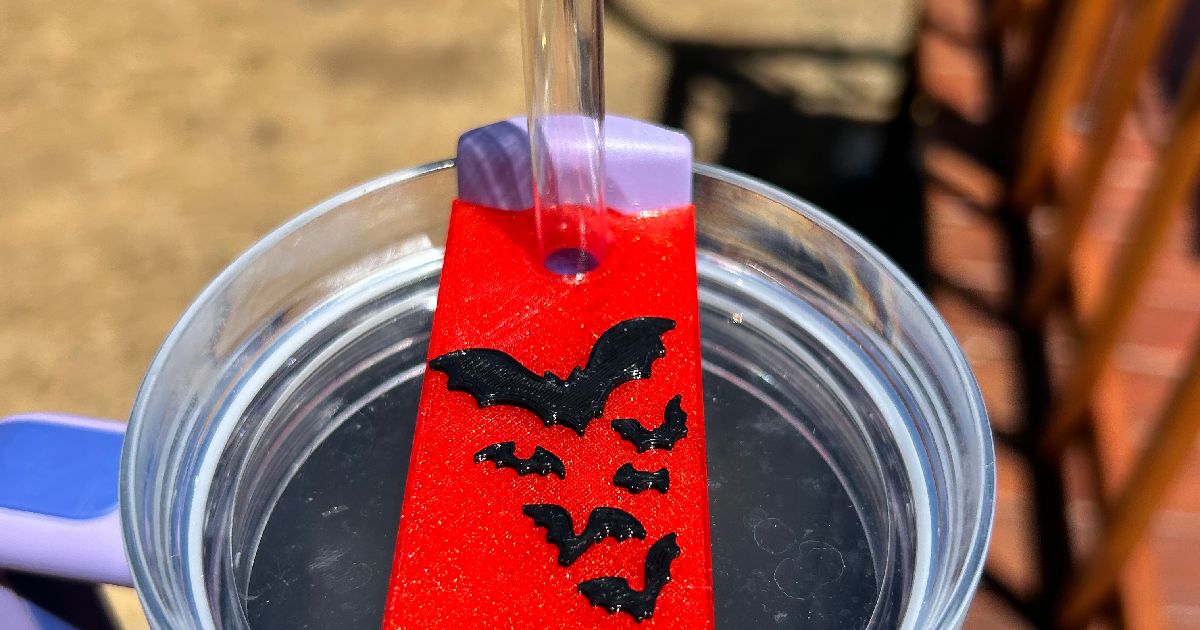 Bat Topper 40oz by Staceyluvs3d | Download free STL model | Printables.com