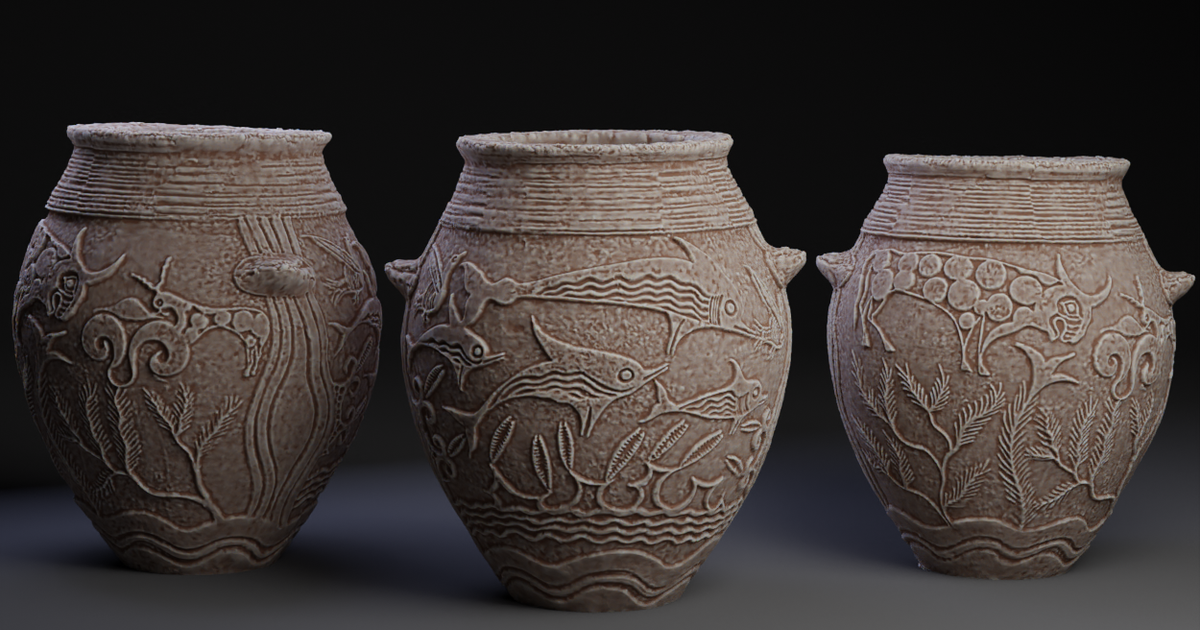Minoan Pithos by Peter Farell | Download free STL model | Printables.com