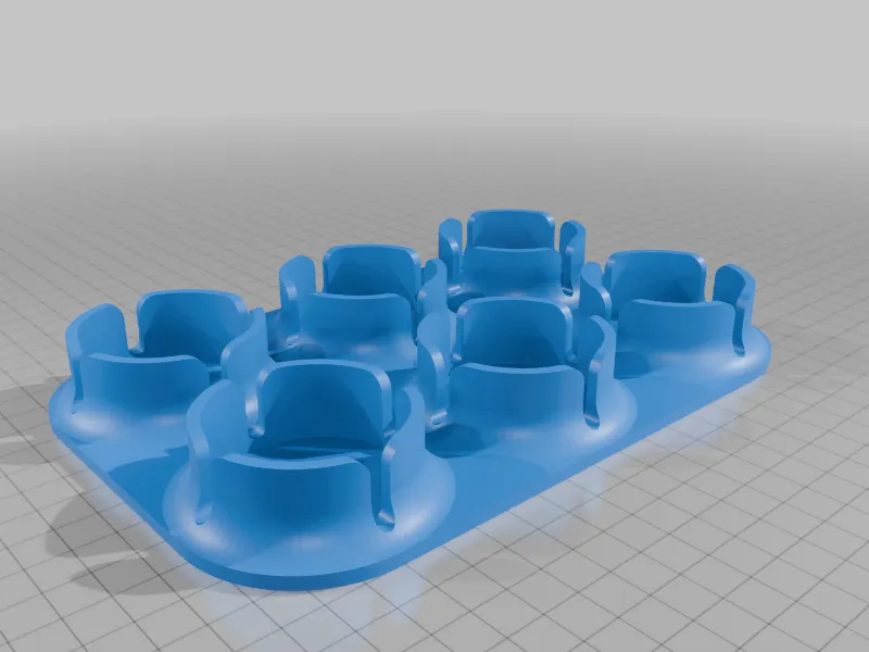 Multi-Paint Pot Rack Anti-Tipper Over...Device by khattoum@yahoo.com ...